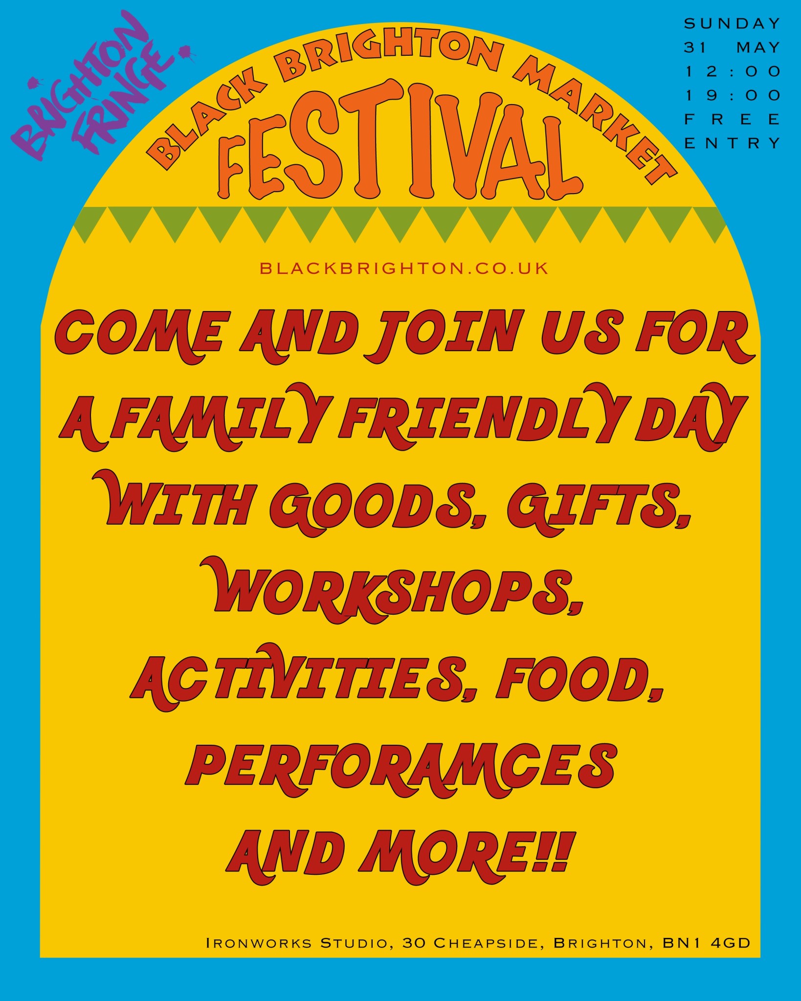 BBM Day Festival for Brighton Fringe at Ironworks Studio – Black Brighton